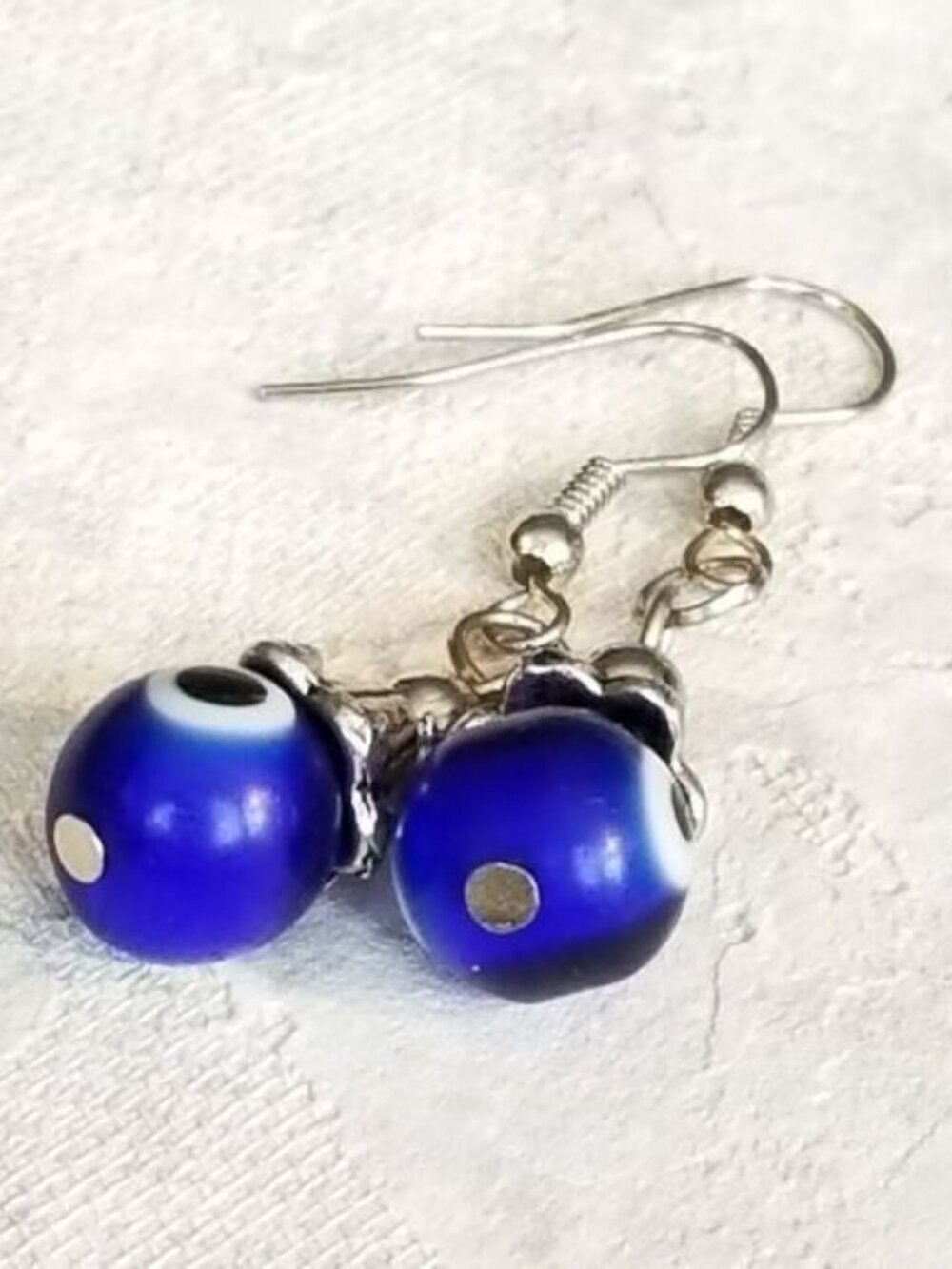 Pinkdiva | Jewelry | Evil Eye Blue Glass Talisman Earrings | Poshmark
